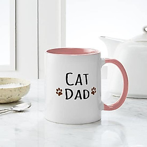CafePress Cat Dad Mugs Ceramic Coffee Mug, Tea Cup 11 oz