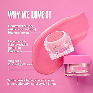 Babe Original Babe Glow Fragrance-Free Lip Sleeping Mask for Softer Lips, Hyaluronic Acid & Antioxidant Infused for Smoother, Moisturized Lips, Unscented, Cruelty-Free…