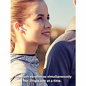 Fusion Beats Bluetooth Wireless Earbuds/Best, USB-C/Noise Cancelling Wireless Sports Earphones/Sweatproof Earbuds for Gym Running/Up to 30 Hours Playtime/Built-in Mic Headsets/for iPhone/Android