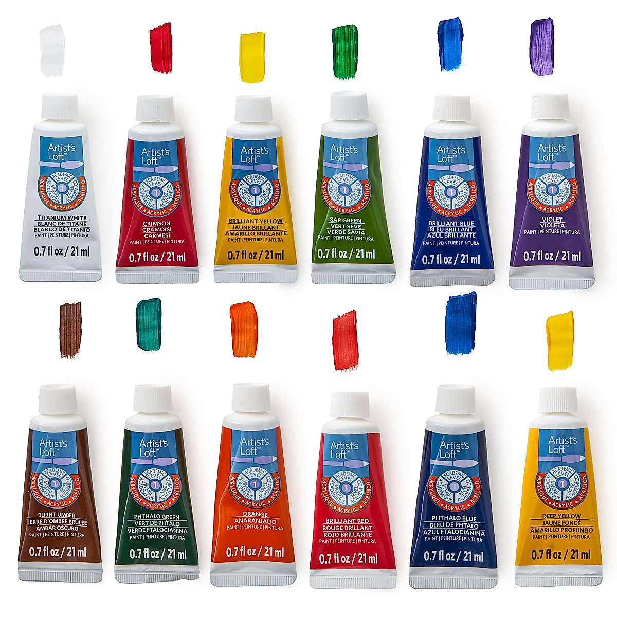 Artist's Loft Acrylic Paint Set, 24 Colors
