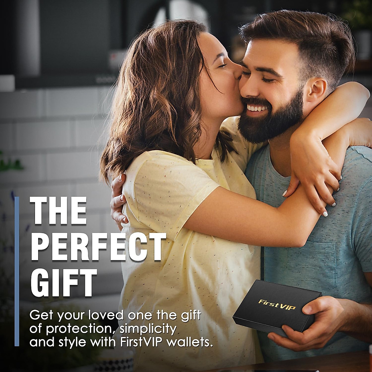 Slim Minimalist Wallet for Men with Money Clip - 15 Credit Card Holder RFID Wallet for Men - Front Pocket Mens Wallet with Compact Design - Easy to Access for Cards - Ideal Gift for Him(Pacific Blue)