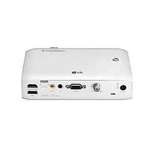 LG PH510P HD Resolution (1280 x 720) Portable CineBeam Projector, Built-in Battery (up to 2.5 Hours) - White