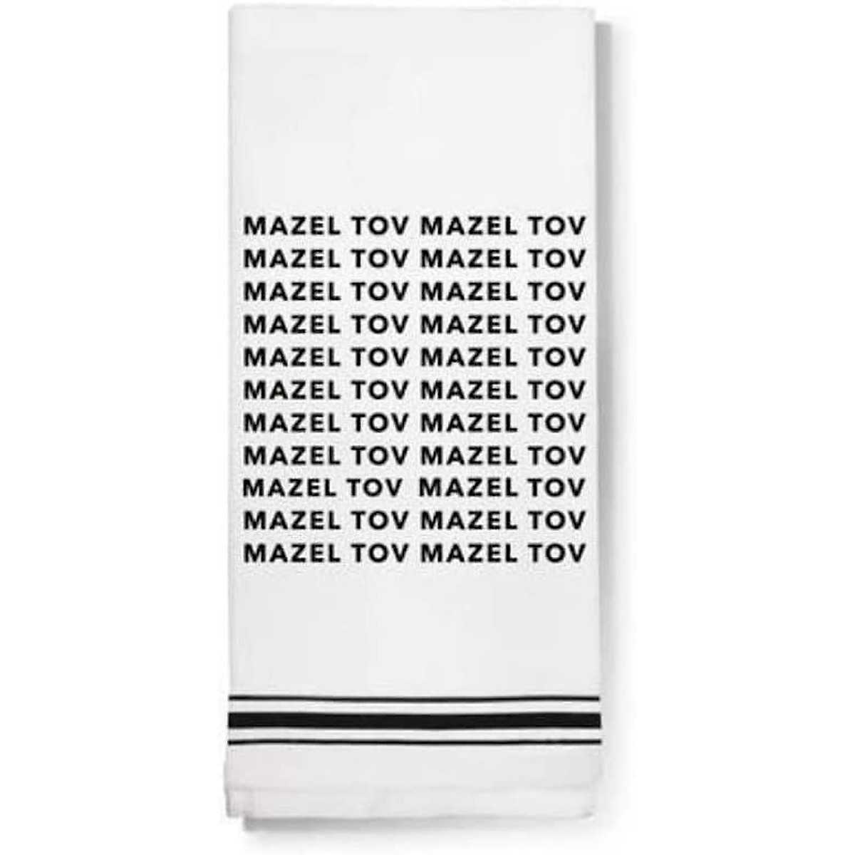 Luti Kitchen Towel Set Jewish Kosher Cooking - Mazel Tov Celebration, Shabbat Meals Set of 2
