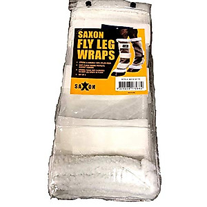 Saxon. Fly Leg Wraps, White, One Size