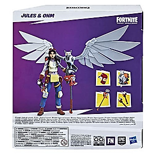 FORTNITE Victory Royale Series Jules and Ohm Deluxe Pack Collectible Action Figures with Accessories - Ages 8 and Up, 6-inch
