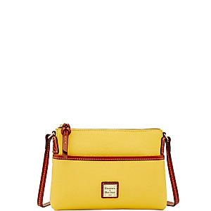 Dooney & Bourke Handbag, Pebble Grain Ginger Crossbody - White