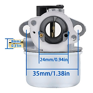 FitBest 799868 Carburetor for Briggs & Stratton 498170 497586 497314 698444 498254 497347 694202 693909 692648 Replace 14111 Carburetor fits Most 122000 Model Engines