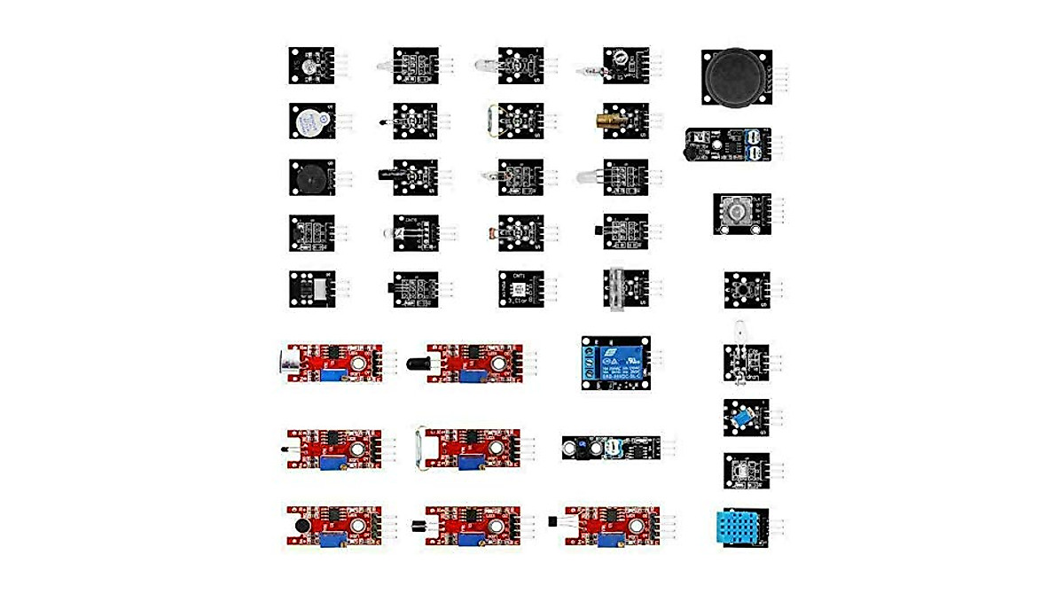 Alician 45 in 1 Arduino Sensor Kit - Ultimate Starter Pack
