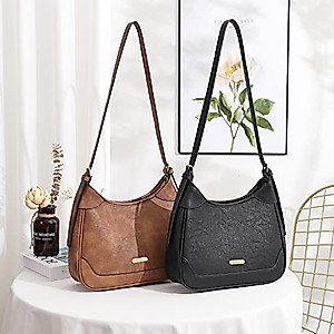 CLUCI Crossbody Bags for Women Leather Crossbody Purse Hobo Handbags Shoulder Bags Designer Crossover Fashion Travel