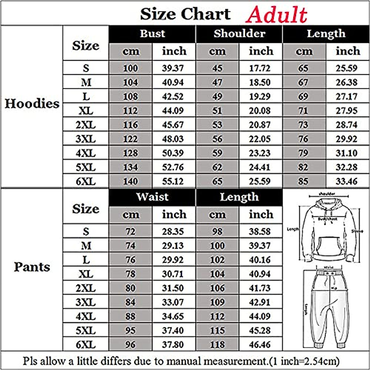 Hicawetp Men's 2 Pieces Tracksuit Set Novelty Skeleton Print Zip Up Hoodie Sweatpants Set For Men Women Jogging Sweat Suits L