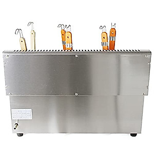 6 Hole Gas Countertop Pasta Cooker Machine with Filter, Cooktop Table Top Noodles Cooking Machine Pasta Makers Pasta Cooking Tool Stainless Steel Dumpling Soup Pot Noodles Maker with 6 Basket