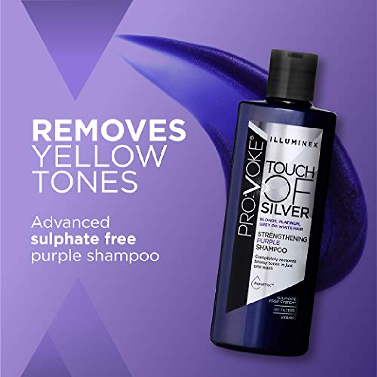ProVoke Purple Shampoo and Conditioner Set for Color Treated Hair – Sulfate Free Hair Toner for Blondes