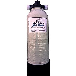Portable 'Mobile-Soft-Water' Water Softener 6,400 Grain Capacity Manual Regeneration