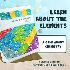 Periodic: A Game of the Elements | Periodic Table Board & Card Game About Atoms, Elements & Compounds | A Strategy Board Game for Gamers & Educational Science Game for Kids or Family Game Night