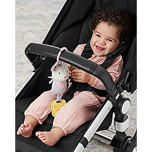 Skip Hop Bandana Buddies Baby Activity Chime & Teether Stroller Toy, Mouse