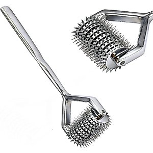 Natiqind Wartenberg Neuro Pinwheel Stainless Steel Diagnostic Instrument Pin Wheel. Skin Sensation Ten (10) Head - Strong Pinwheel Instruments