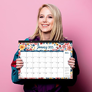 2025 Desk Calendar - Jan 2025 - Dec 2025, Large Monthly Desk Calendar 12 Months, 17" x 12", Desk Pad, Large Ruled Blocks, To-do List & Notes, Best Desk/Wall Calendar 2025 for Planning or Organizing