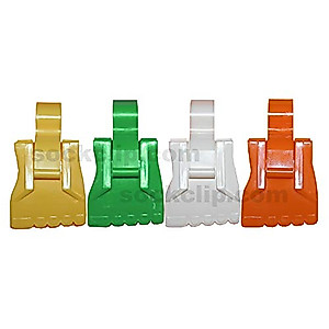 The Amazing Sock Clip Sock Holder, Spring Assorted 32 Clips, (8 Each of 4 Colors) Made in U.S.A. C