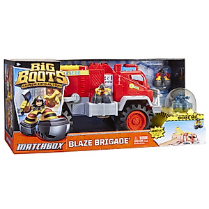 Matchbox Big Boots Fire Truck Vehicle