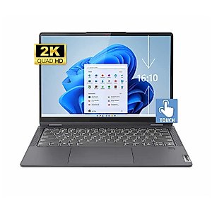 Lenovo Newest Flex 5 14" 2-in-1 Touchscreen Laptop - AMD Ryzen 7 5700U - 16:10 2K QHD (2240 x 1400) 100% sRGB Display - Type-C - Fingerprint - Wi-Fi 6 – Win 11- w/HDMI (16GB RAM | 512GB PCIe SSD)