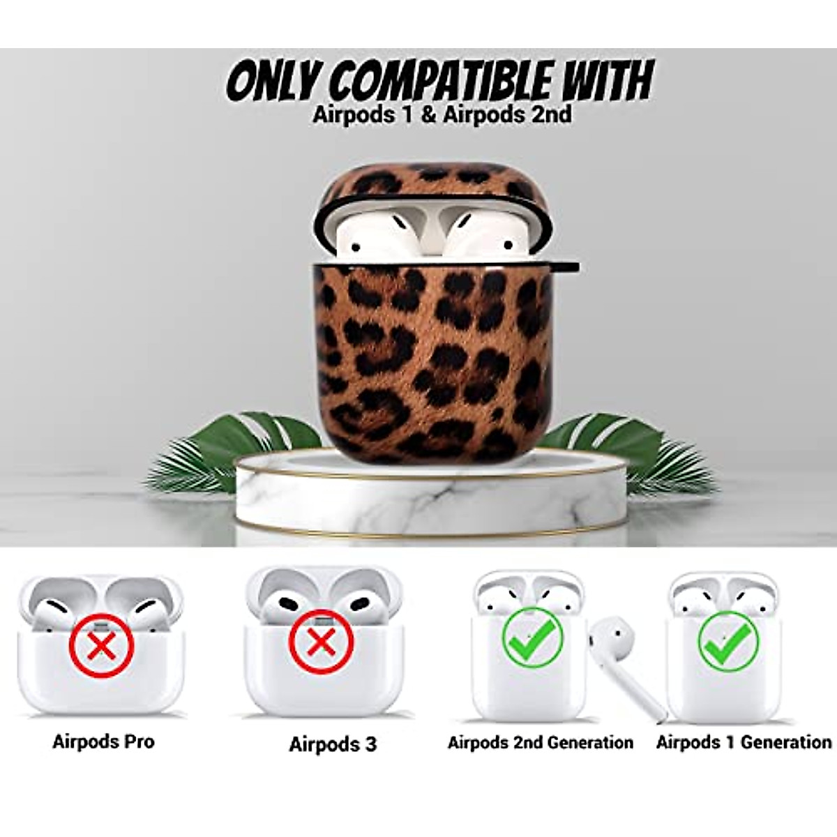 Redx1 Airpod Case Compatible with AirPods 2/1,Airpods Protective Soft Case Cover,Airpod Case for Women Girls Teen, (Heart Printt2)