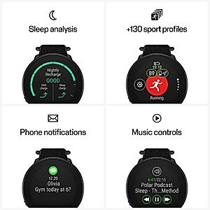 POLAR Unite Waterproof Fitness Watch (Includes Wrist-Based Heart Rate and Sleep Tracking)