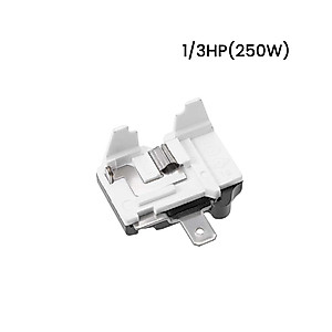 Timebid 2 Pcs 1/3HP 250W Refrigerator Thermal Overload Protectors - Cost-Effective Freezer Compressor Replacement Parts
