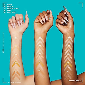 NYX PROFESSIONAL MAKEUP Wonder Pencil, Multi-Use Micro Highlighter & Concealer Stick - Light