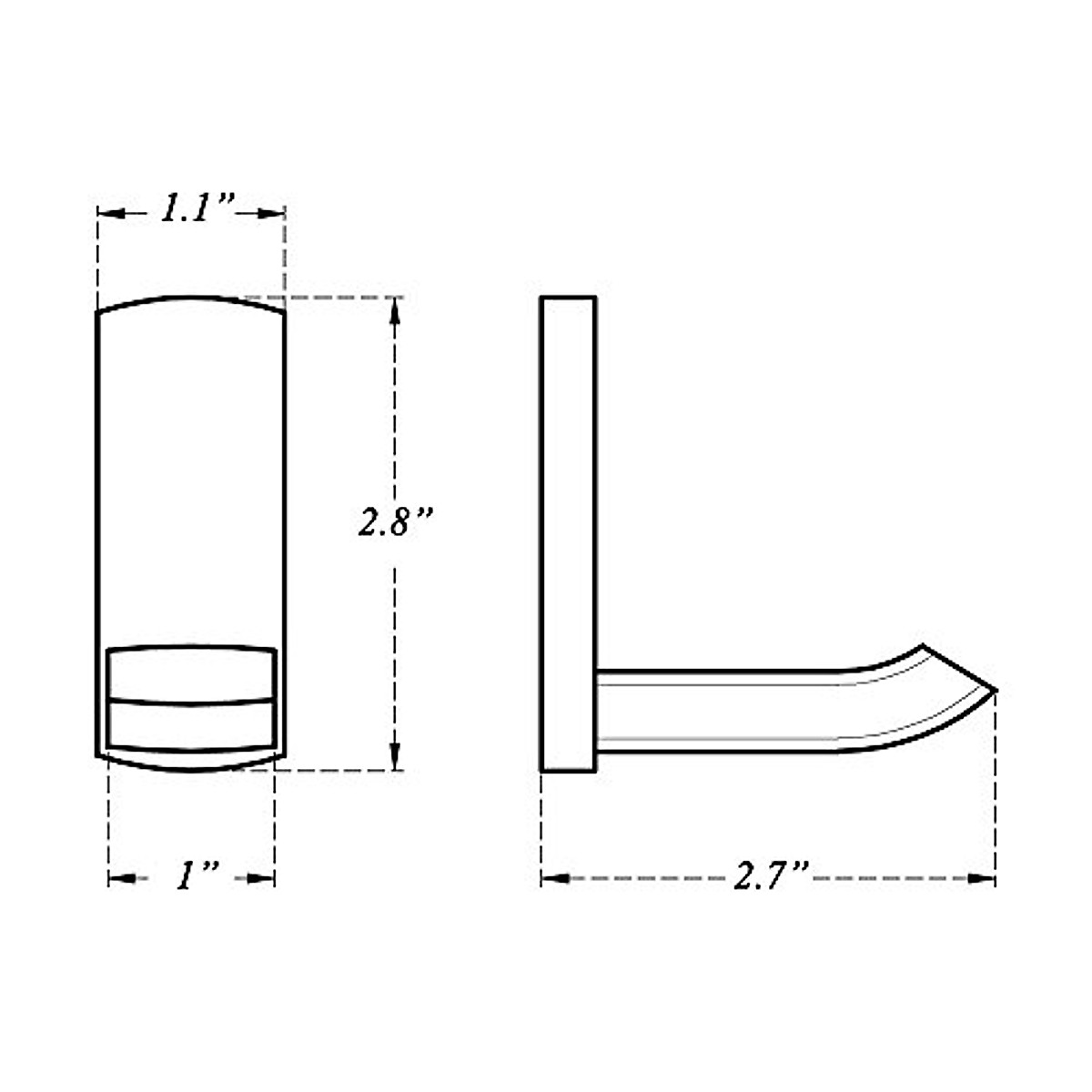 BLISSPORTE Bathroom Single Towel Wall Hook Oil Rubbed Bronze Bathrobe Coat Hanger Premium Brass Hand Towel Holder Organizer Heavy Duty Kitchen Lavatory Closet Hat Handbage Hanging Rack (2-Pack)