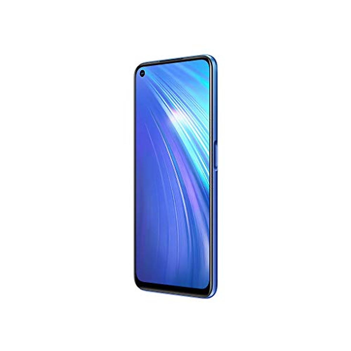 Realme 6 (64GB, 4GB) 6.5" 90Hz Display, 30W Fast Charge, MediaTek Helio G90T, GSM Unlocked Global 4G LTE (T-Mobile, AT&T, Metro) International Model - RMX2001 (64GB SD Bundle, Comet Blue)
