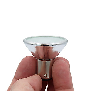 lumenivo Elevator Bulb MR11 Fixture 12V 20 Watt Replacement Bulb Frosted Glass Halogen Bayonet Light Bulb (BA15D) - Can Be Used to Replace a 6435 Phillips Halogen Reflector Lamp 12V 20W - 1 Pack