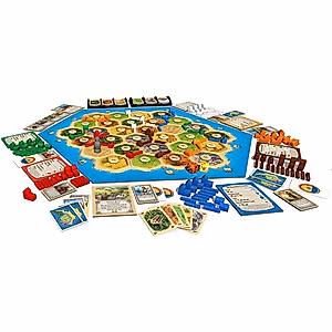 CATAN Board Game 25th Anniversary Edition | Includes The Base Game and The 5-6 Player Extension | Family Board Game | Board Game for Adults and Family | for 3 to 6 Players | Made by Catan Studio