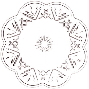 Godinger Set of 4 Dublin Canape Plates