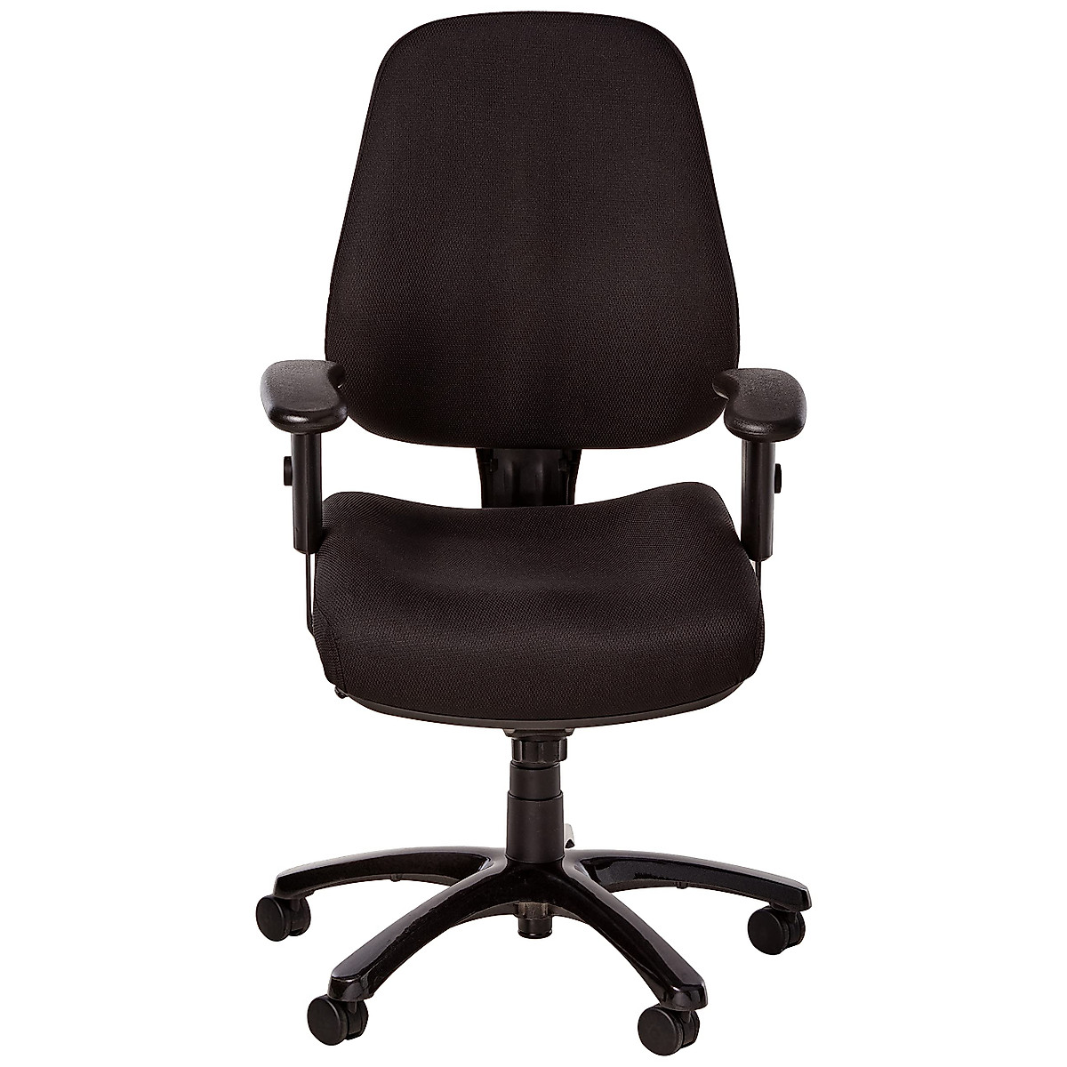 Eurotech Seating 24/7 Swivel Black Chair, Dove Black