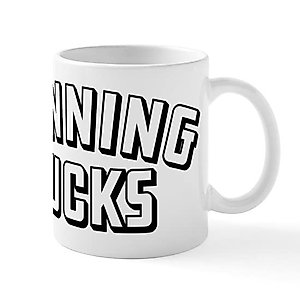 CafePress Running Sucks Ceramic Coffee Mug, Tea Cup 11 oz