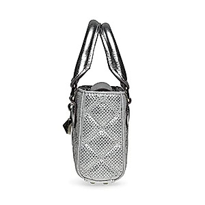 Steve Madden Twinkle Rhinestone Mini Bag, Silver