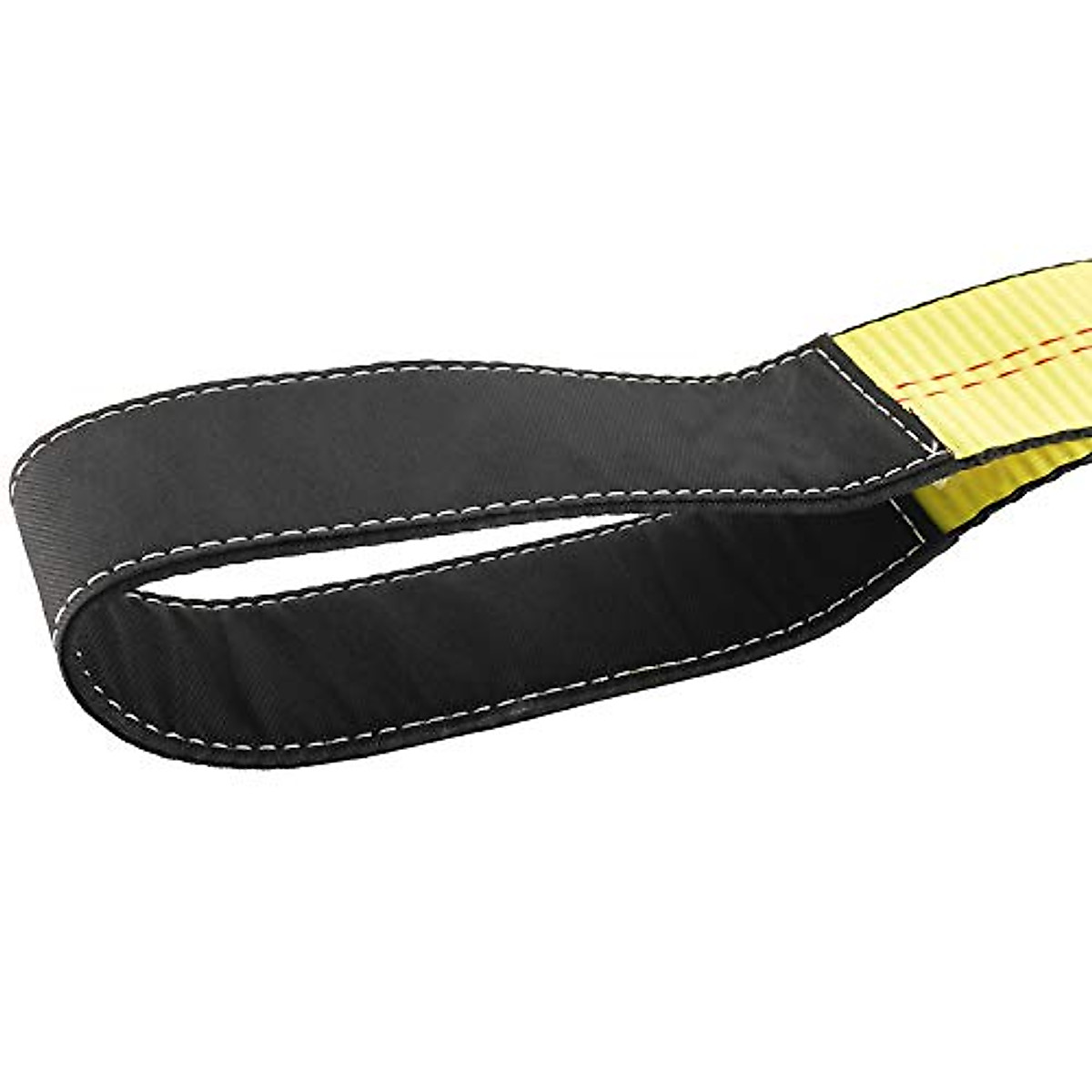 NovelBee 2 Pack of 2 Inch x10 Feet Lift Sling Strap,Recovery Tow Straps with Protective Loops