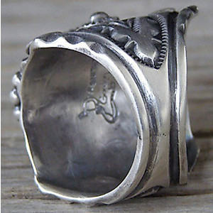 LRGKMCWTOB 925 Sterling Silver Ring Delberto Climbing Oval Cut Natural Turquoise Bridal Ring Women's Ring Size 6-10 (US Code 9)