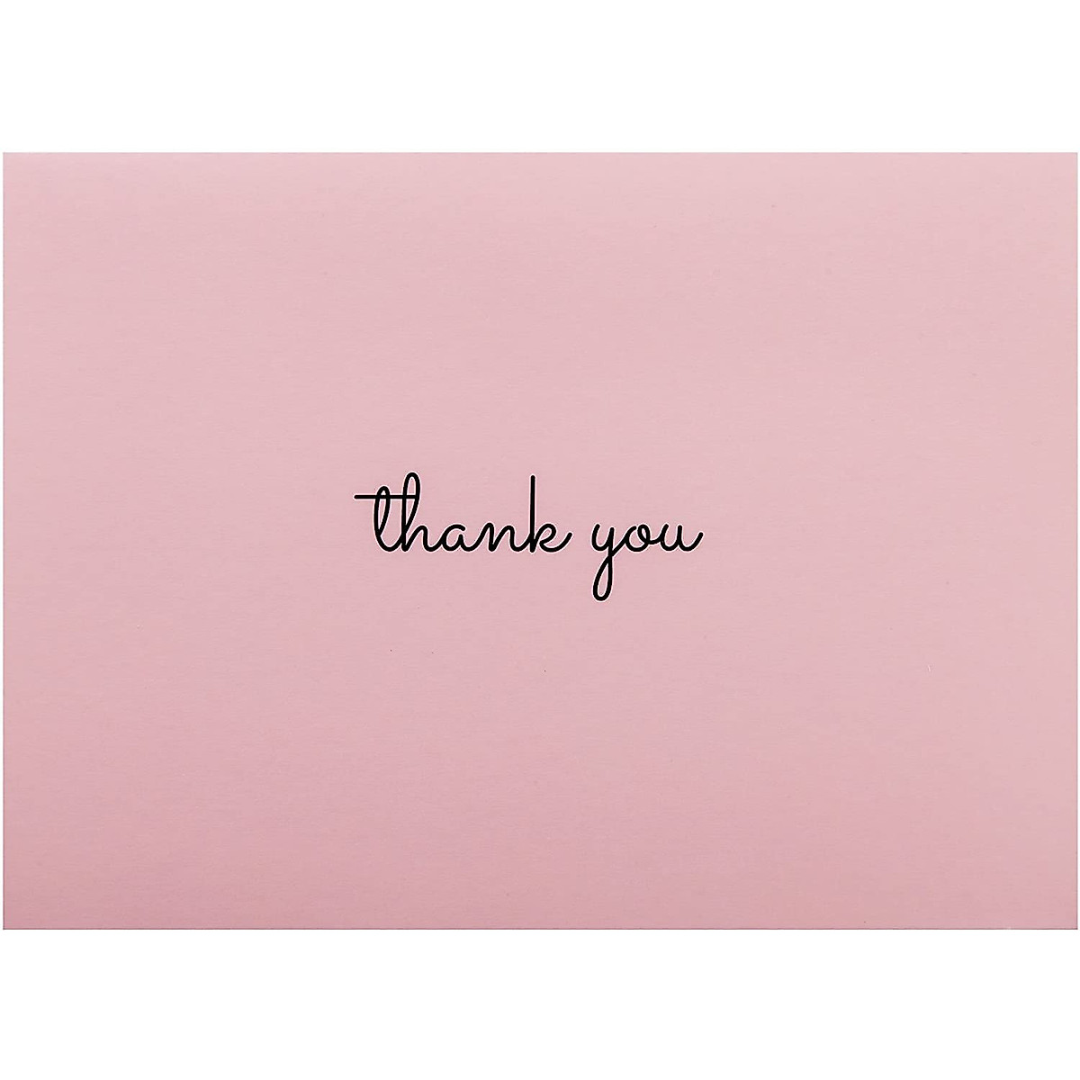 Sweetzer & Orange – Pink Thank You Cards Bulk Box Set of 24 Blank Cards with Envelopes – 4x5.5” - Baby Shower Note Cards, Wedding Thank You Cards or Bridal Shower Thankyou Card