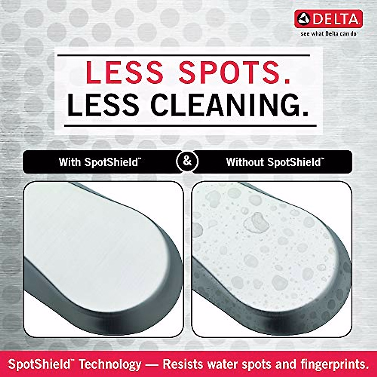 DELTA FAUCET 75235-SS Tesla Double Robe Hook, Stainless