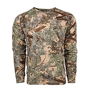 King's Camo Men's Standard King's Classic Long Sleeve Tee, Desert Shadow, 4X-Large