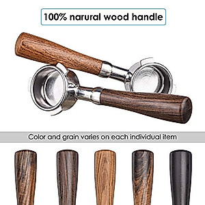 54mm Bottomless Portafilter, MATOW 54mm Bottomless Naked Portafilter Compatible with 54mm Breville Barista Series and 54mm Breville Machines (Filter Basket Included)