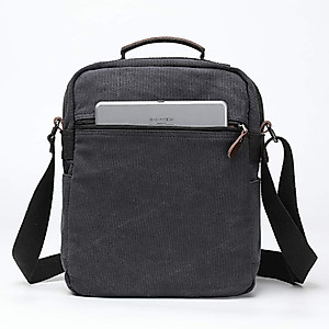 XINCADA Mens Bag Messenger Bag Canvas Shoulder Bags Travel Bag Man Purse Crossbody Bags for Work Business