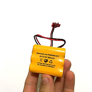 026-149 Max 026149 S/L 026-149 SL 026149 6v 800mAh Ni-CD AA Battery Pack Replacement for Emergency/Exit Light