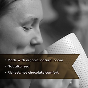 Cocoa Metro Organic Belgian Hot Drinking Chocolate (3-Pack), organic hot chocolate with chunks of rich chocolate, European cacao roasting brings out fullest chocolate flavor, Non-GMO hot cocoa, Not formulated for health benefits but for best chocolate fla