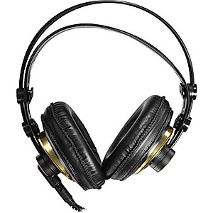 AKG K240 Studio Semi-Open Over-Ear Professional Studio Headphones with Knox Gear Headphone Amplifier
