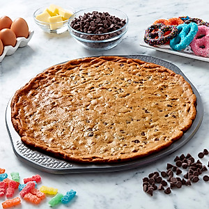 Chicago Metallic Everyday Non-Stick Pizza Crisper. Perfect for making homemade pizza, baking frozen treats reheating meals, and more