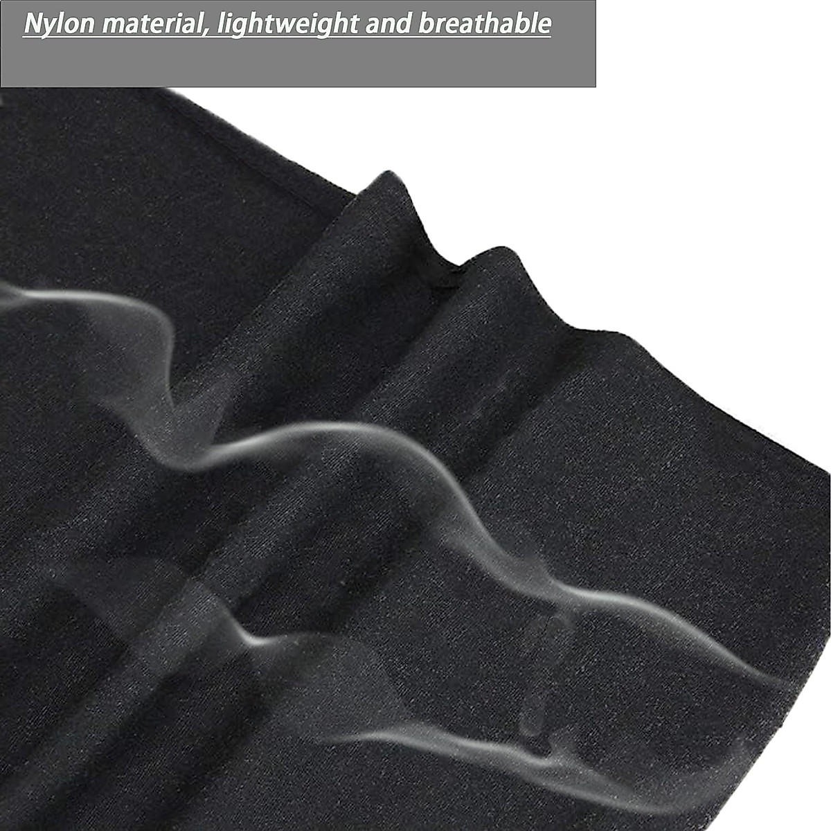 4Pcs Skull Mask Gaiter Mask Headwear Bandana Halloween Mask Balaclava Breathable Face Masks Neck Gaiter Scarf for Motocycle Black