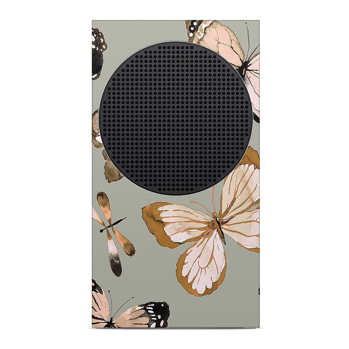 Head Case Designs Officially Licensed Ninola Butterflies Gold Green Assorted Vinyl Sticker Gaming Skin Decal Cover Compatible With Xbox Series S Console and Controller Bundle