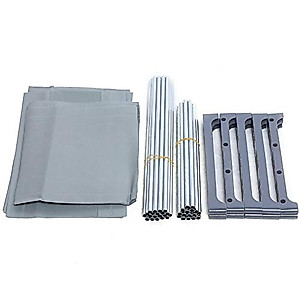 TFCFL 4 Tier Multipurpose Shelf Display Rack, 40x25x125cm Bookshelf Storage Wall Shelf Organizer Rack Standing Shelf Units Light Duty Indoor Garage Storage Organizer Shelves